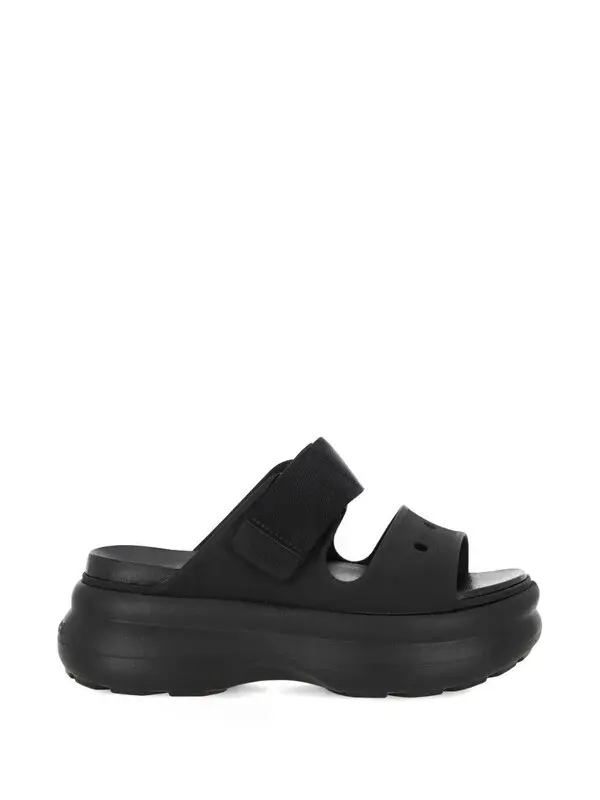 CROCS Soho Two Strap Platform Sandals - Black
