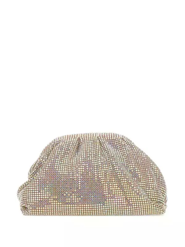 TWENTY FOURHAITCH Petra Crystal-mesh Clutch Bag - Gold