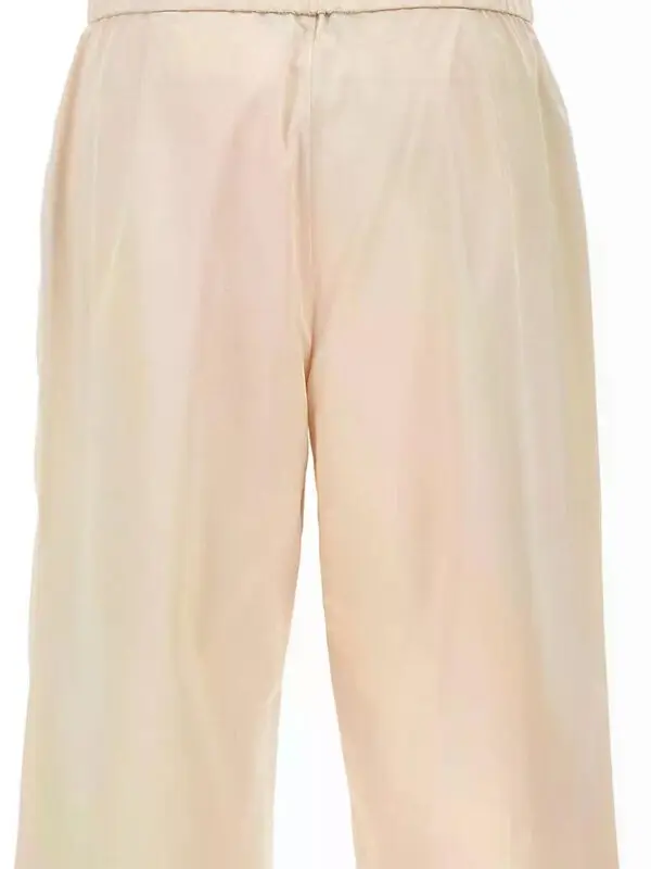 ELENA MIRÒ Straight-leg Trousers With Embroidered Hem