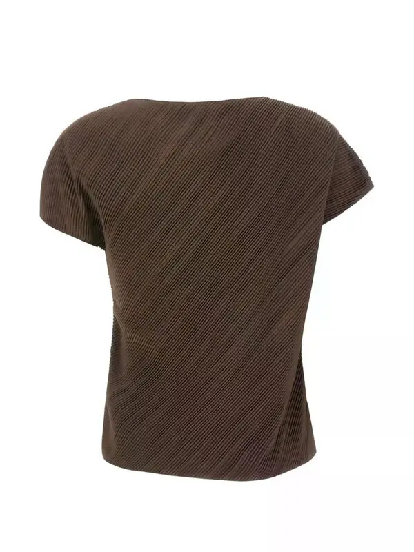 Vince Pleated Cap-sleeve Top