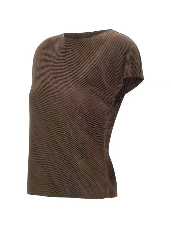 Vince Pleated Cap-sleeve Top