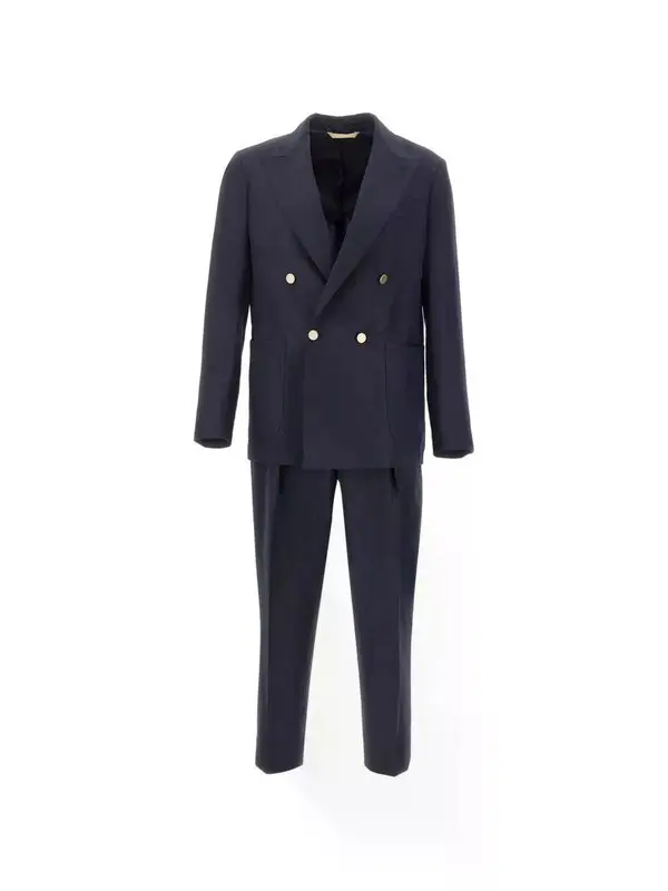 BRIGLIA 1949 Bolgheri Double-breasted Suit - Blue