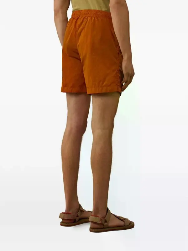 C.P. COMPANY Eco-chrome R Logo-patch Swim Shorts
