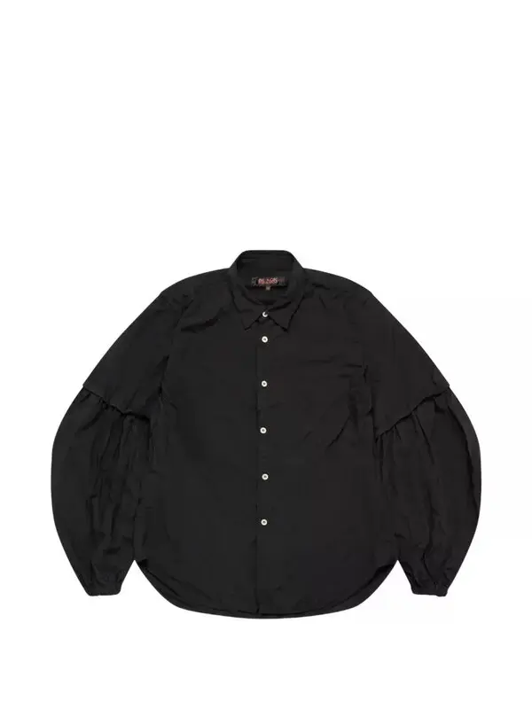 Comme Des Garçons Balloon Long-sleeve Shirt - Black