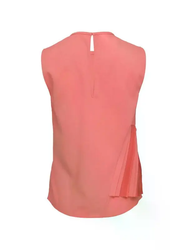 CLUB21 COLLECTION Georgette Danielle Pleated Asymmetric Top