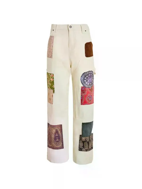 FOUND Patchwork Tapestry Trousers