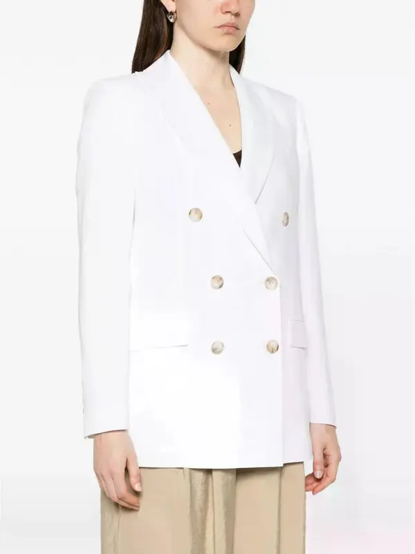 BLANCA VITA Peaked-lapel Double-breasted Blazer