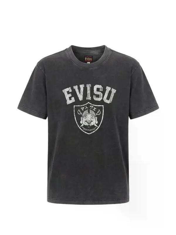 EVISU Logo-print Cotton T-shirt
