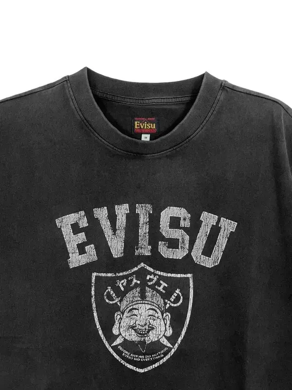 EVISU Logo-print Cotton T-shirt