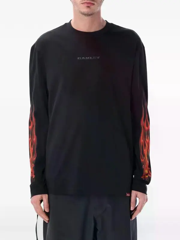 Oakley Heritage Flame T-shirt - Black