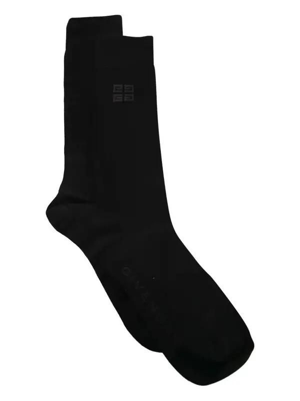 Givenchy Logo-detailed Socks - Black