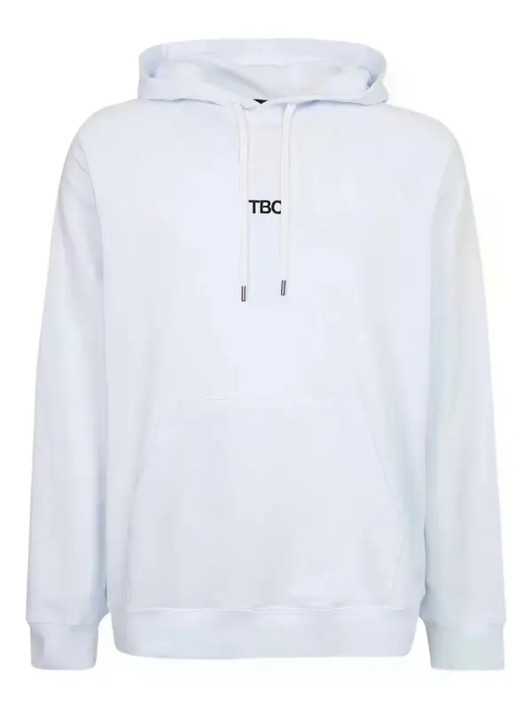 14BROS Logo-print Hoodie - White
