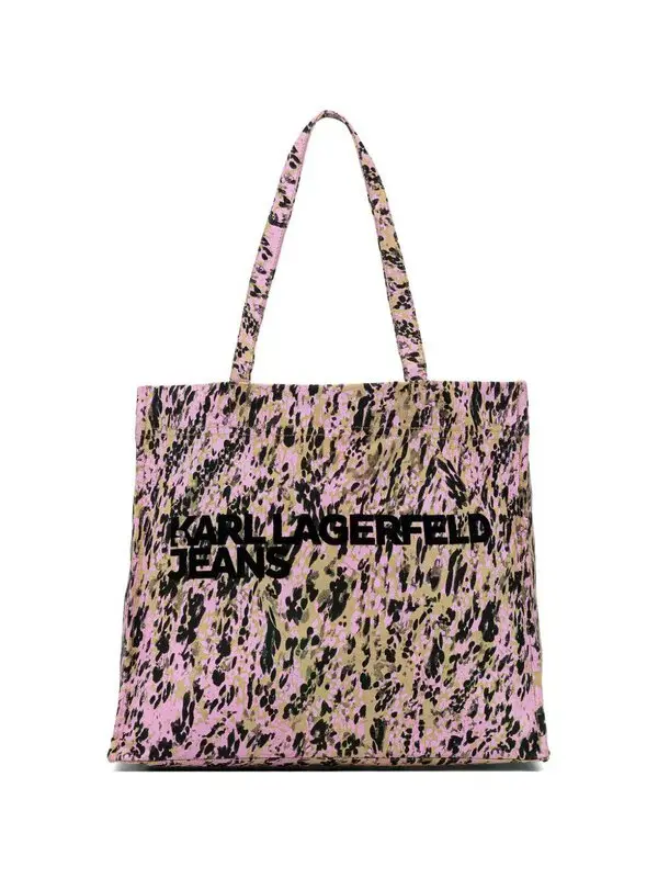 Karl Lagerfeld Animal-print Tote Bag - Pink