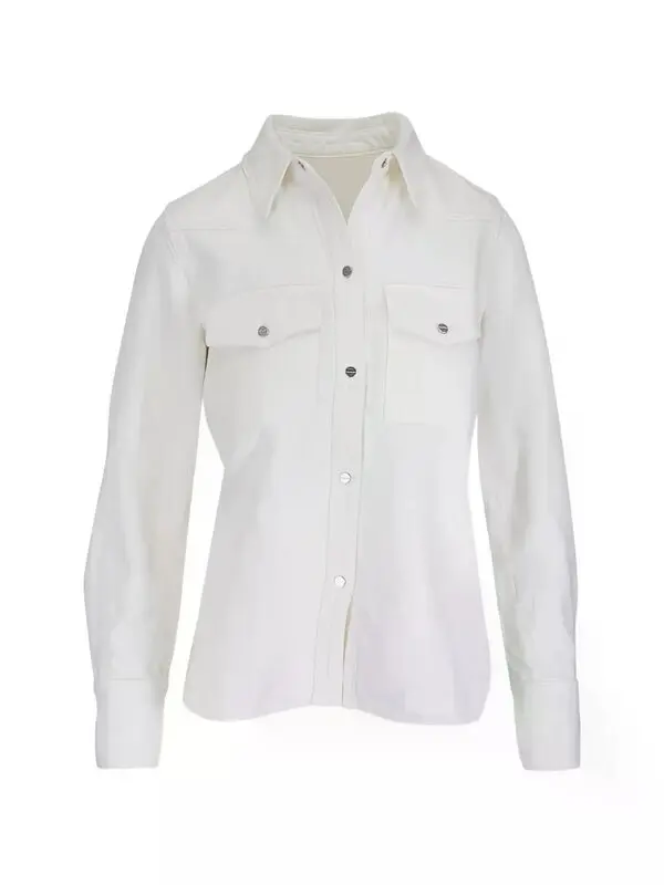 TWP Rancher Western-style Shirt - White