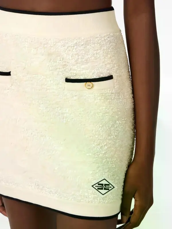 Elisabetta Franchi Logo-detail Mini Skirt