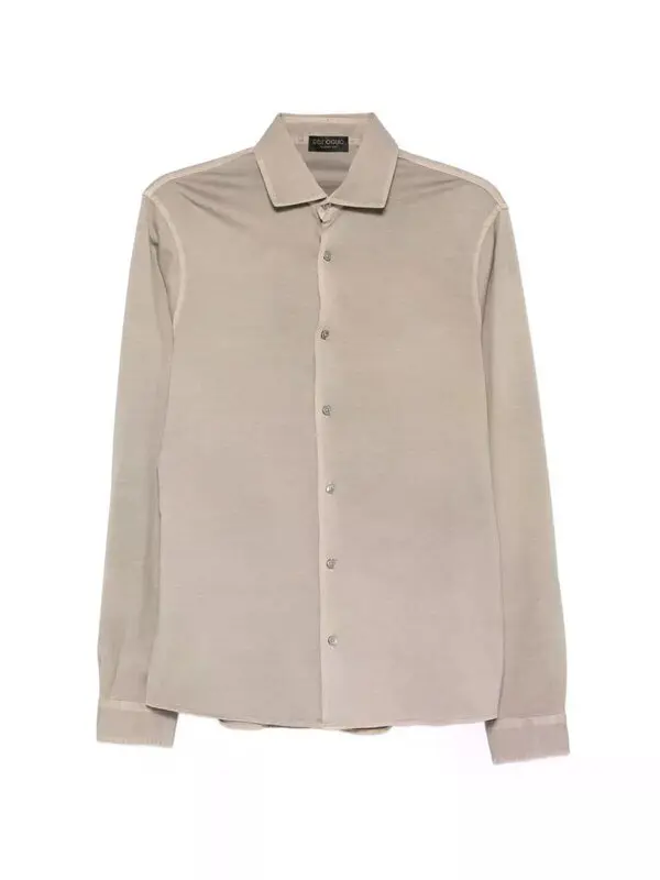 DELL'OGLIO Long-sleeves Shirt - Neutrals