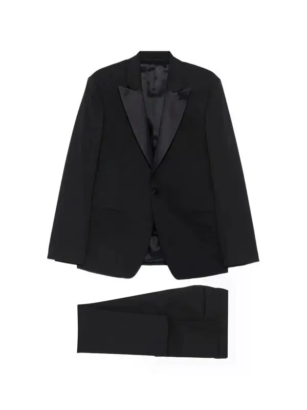 LARDINI Peak-lapel Three-piece Suit