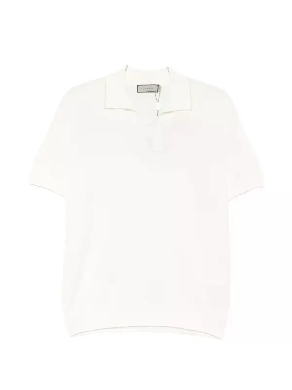 Canali Polo-collar Shirt - White