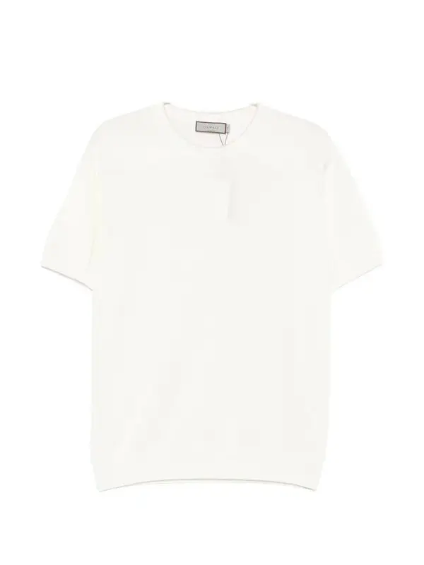 Canali Crew-neck T-shirt - White