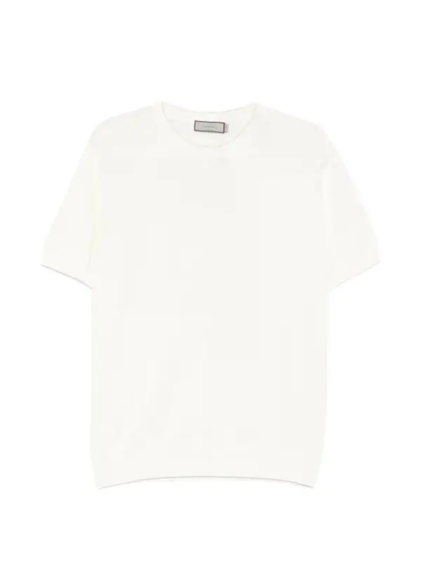 Canali Crew-neck T-shirt - White