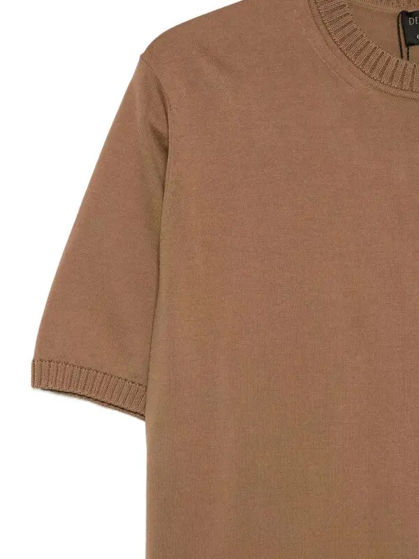 DELL'OGLIO Short-sleeve Knitted T-shirt