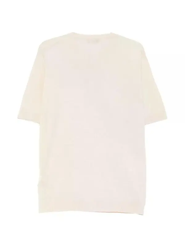 DELL'OGLIO Knitted Henley T-shirt