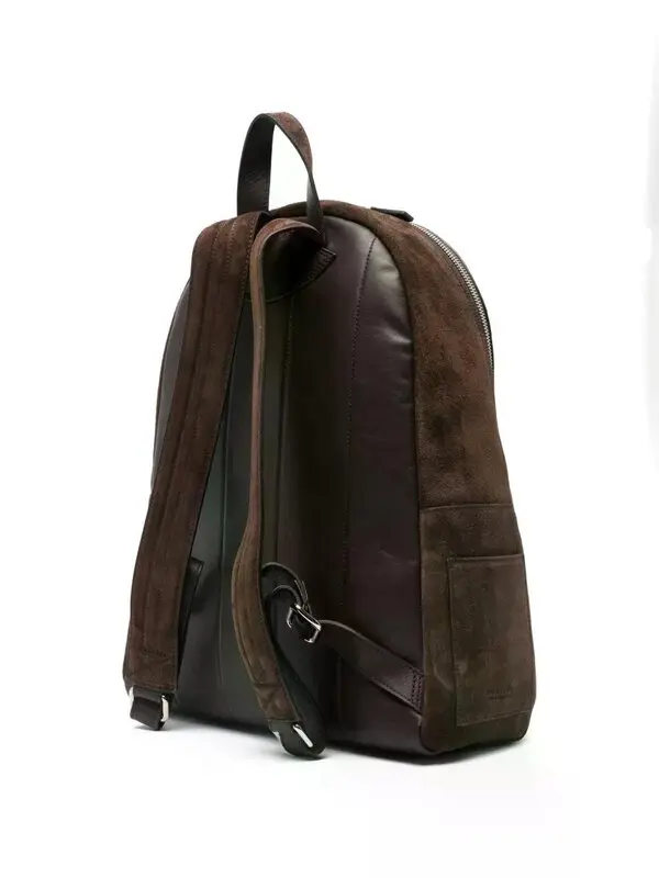 Orciani Zip-pocket Backpack - Brown