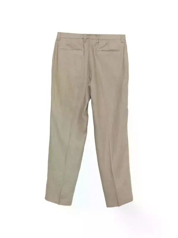 DELL'OGLIO Pressed-crease Trousers