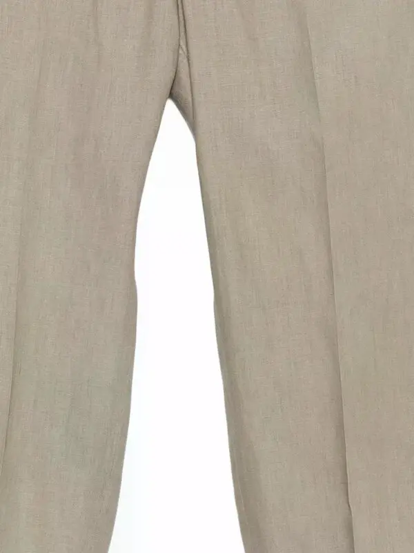 DELL'OGLIO Pressed-crease Trousers