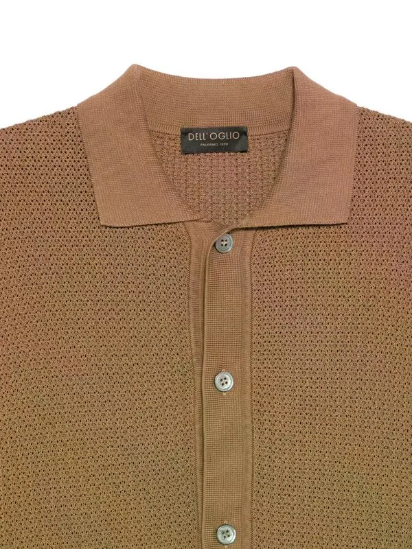 DELL'OGLIO Crochet-knit Shirt