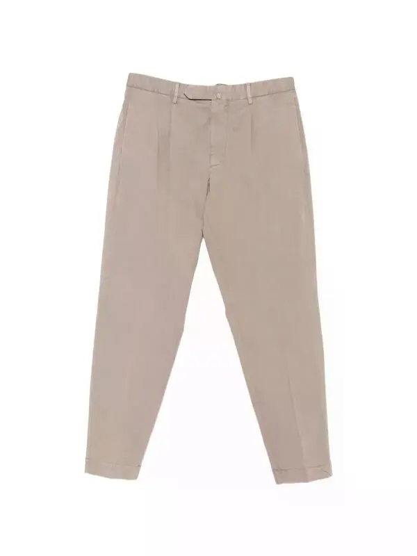 DELL'OGLIO Belt-loops Trousers - Brown