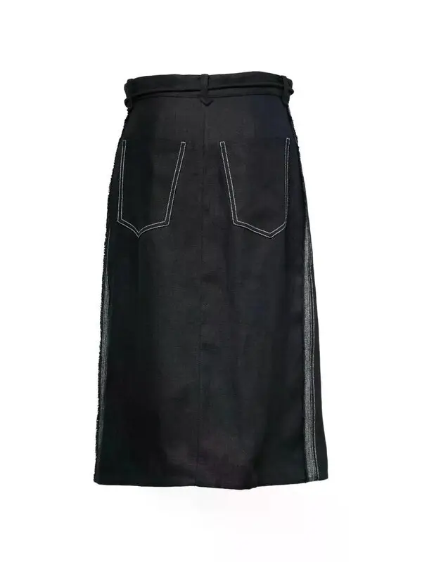 LEE MATHEWS Haruto Linen Skirt
