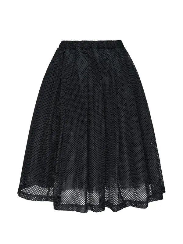 Comme Des Garçons Layered Mesh Skirt - Black