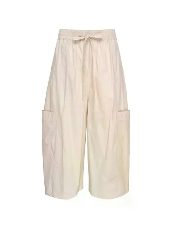LEE MATHEWS Gilbert Drawstring-waist Trousers - Neutrals