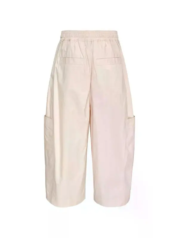 LEE MATHEWS Gilbert Drawstring-waist Trousers - Neutrals