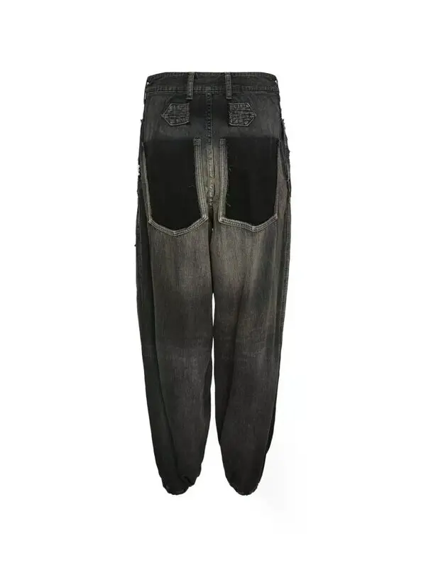 Mihara Yasuhiro Cut-off Panelled Jeans