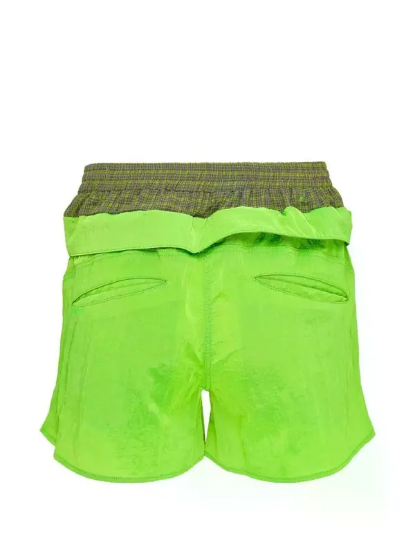 OPEN YY Layered Color-block Shorts