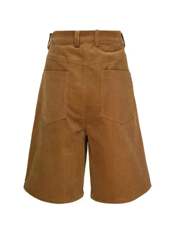 BONBOM Two-tuck Corduroy Shorts