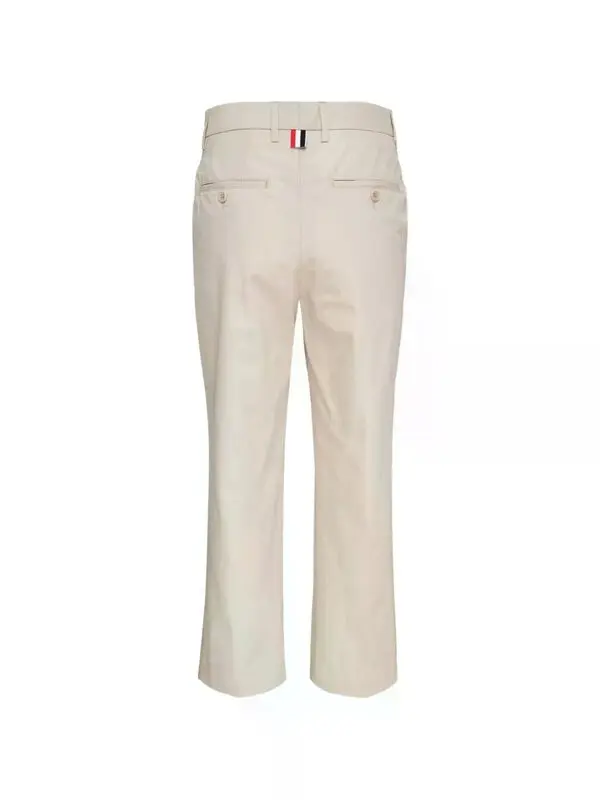 Thom Browne Belt-loop Relaxed-fit Trousers - Neutrals