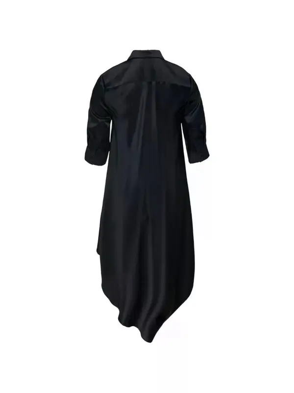 CLUB21 COLLECTION Asymmetric Silk-satin Dress