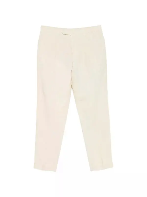 DELL'OGLIO Pleated Trousers - Neutrals