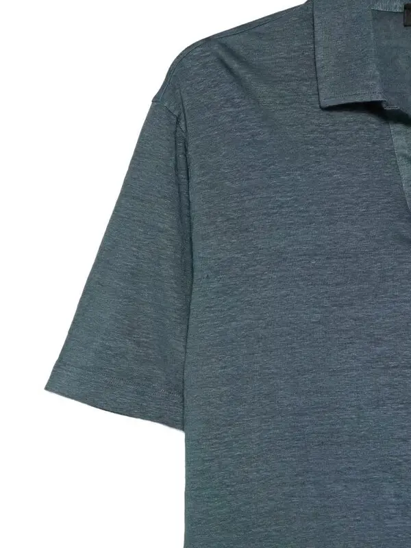 DELL'OGLIO V-neck T-shirt - Blue