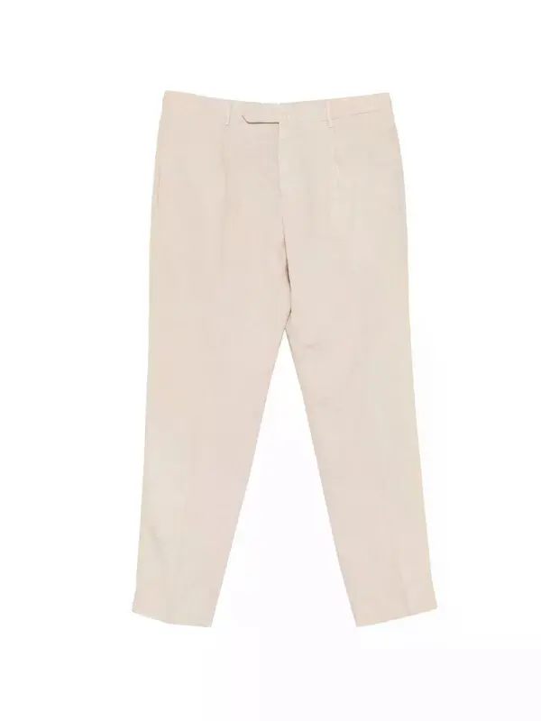 DELL'OGLIO Pleated Trousers - Neutrals