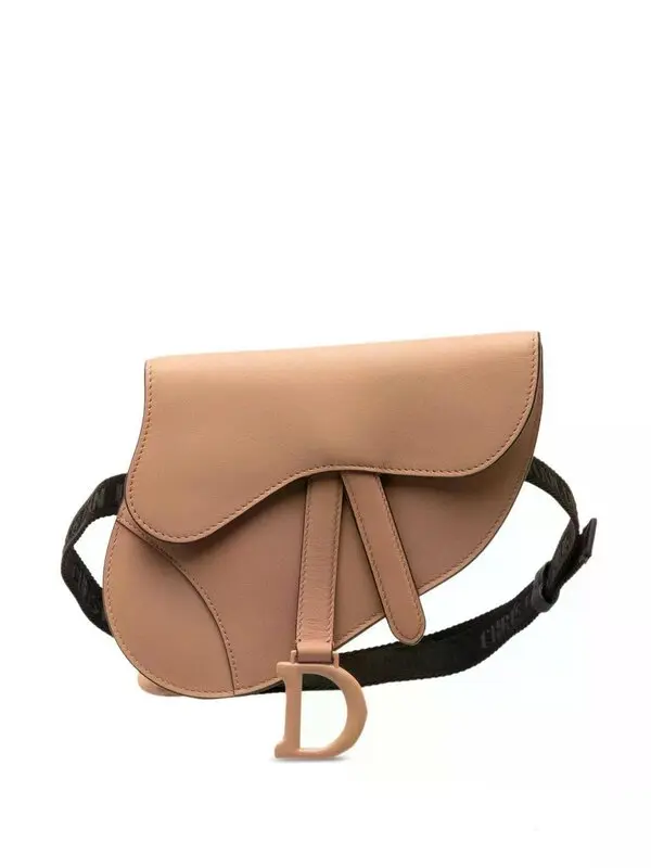 Dior 2019 Ultra Matte Saddle Belt Bag - Pink