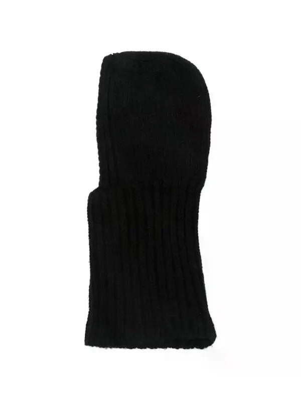 BLANCA VITA Ribbed Balaclava - Black