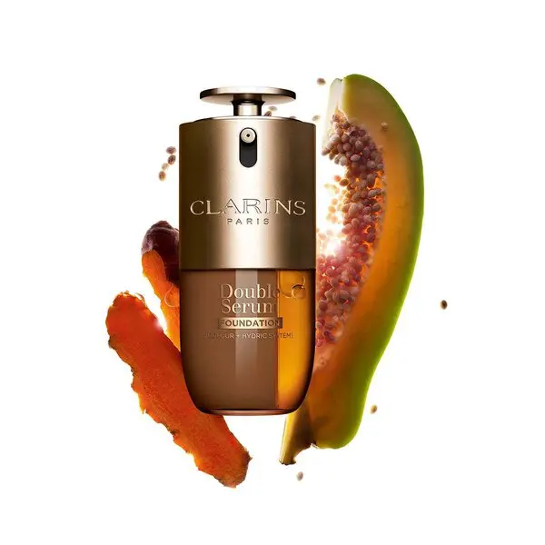 Clarins Double Serum® Foundation: Luminous Foundation With Skincare Benefits - D5n
