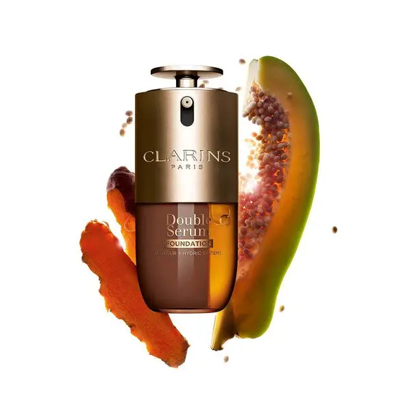 Clarins Double Serum® Foundation: Luminous Foundation With Skincare Benefits - D6c