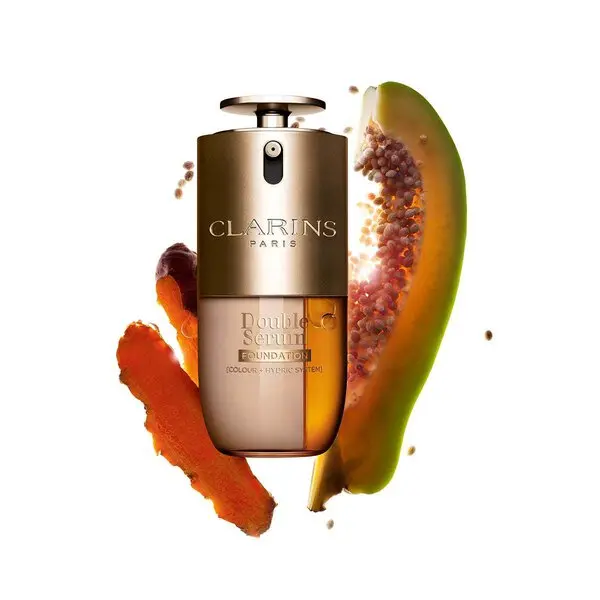 Clarins Double Serum® Foundation: Luminous Foundation With Skincare Benefits - L3n