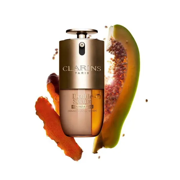 Clarins Double Serum® Foundation: Luminous Foundation With Skincare Benefits - L6w