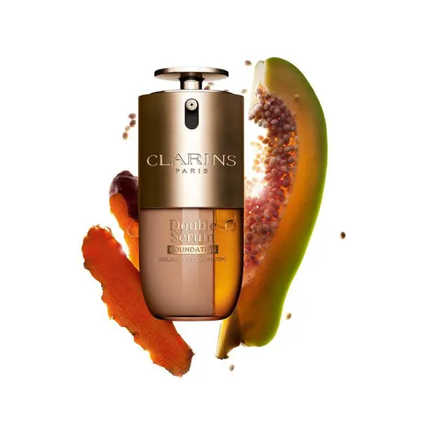 Clarins Double Serum® Foundation: Luminous Foundation With Skincare Benefits - M3n